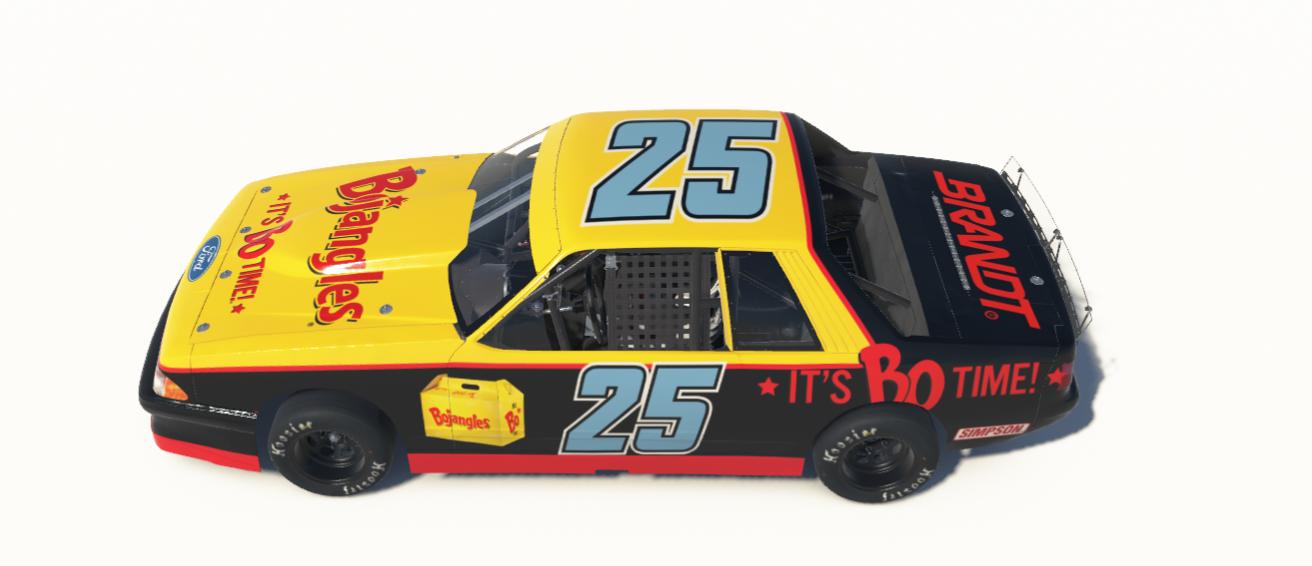 Bojangles Mustang Mini Stock by Scotty Hall - Trading Paints
