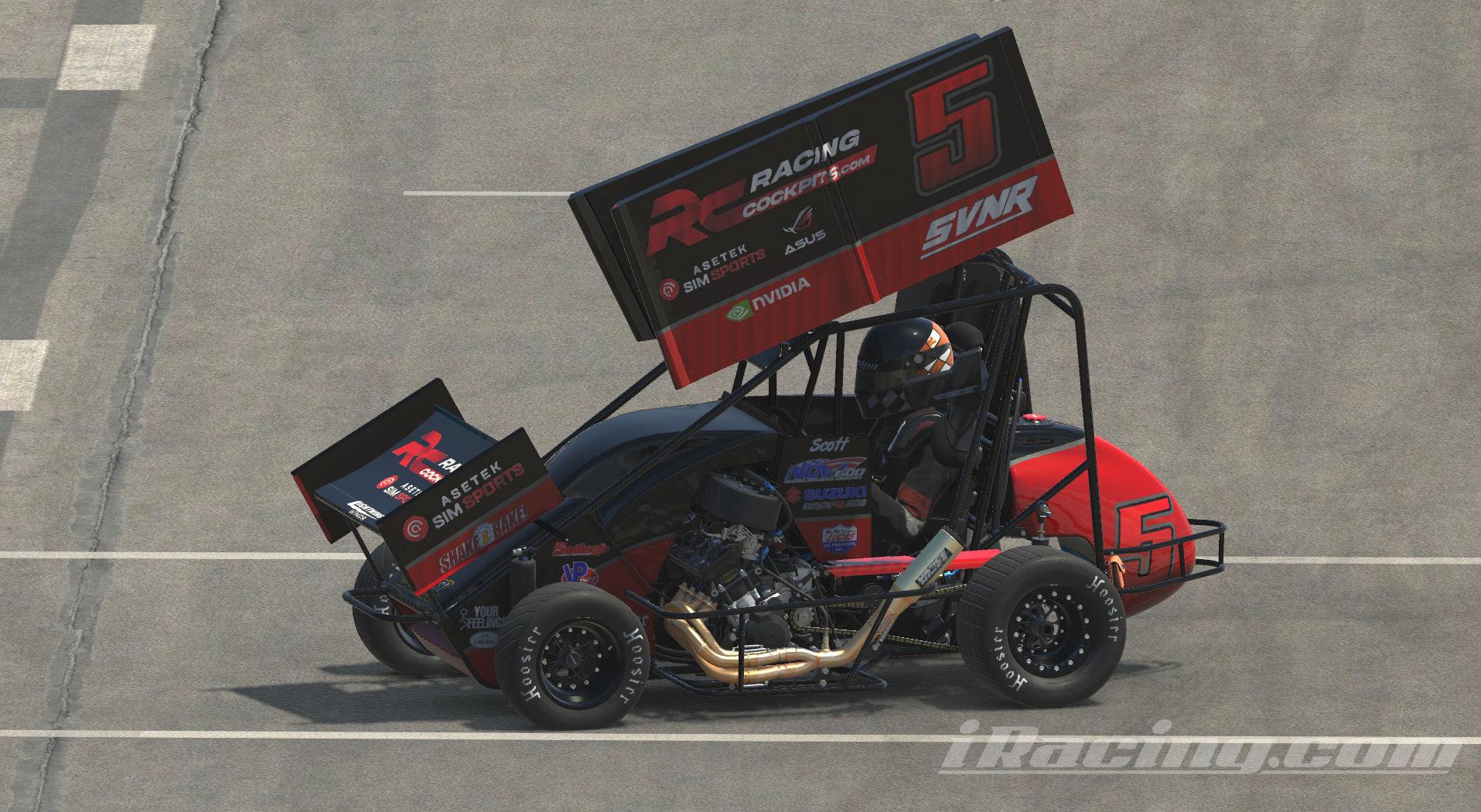 #5 RACING COCKPITS Dirt Micro Sprint by Scott Van Ness - Trading Paints