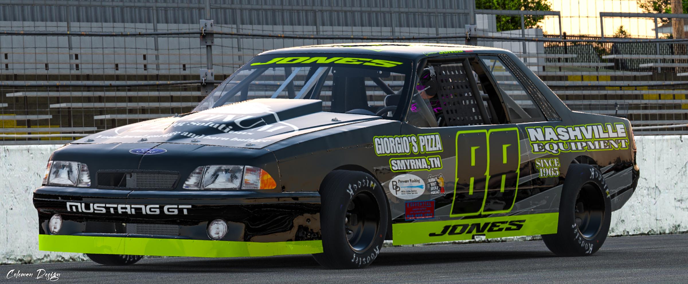 Connor Jones Mustang by Justin Coleman - Trading Paints