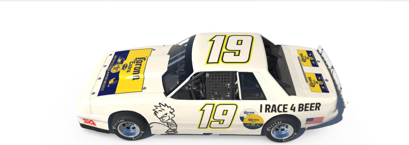 White Beer Car by Bob Hogue - Trading Paints