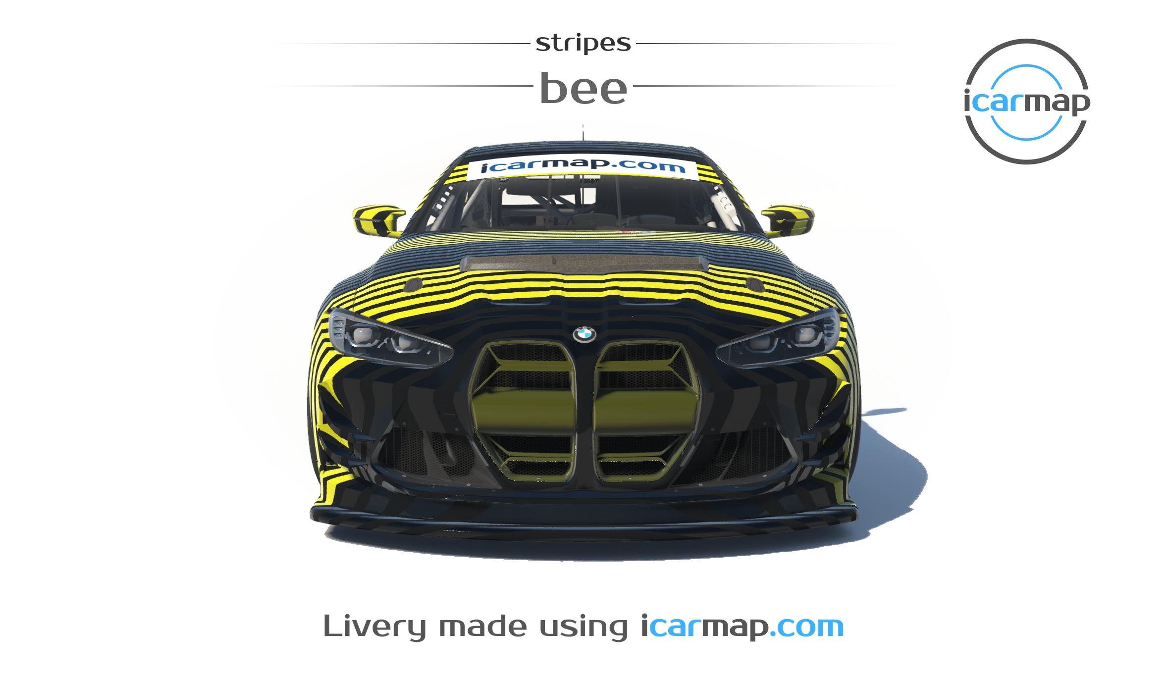 Stripes - Bee (BMW M4 G82 GT4) by Will M. - Trading Paints