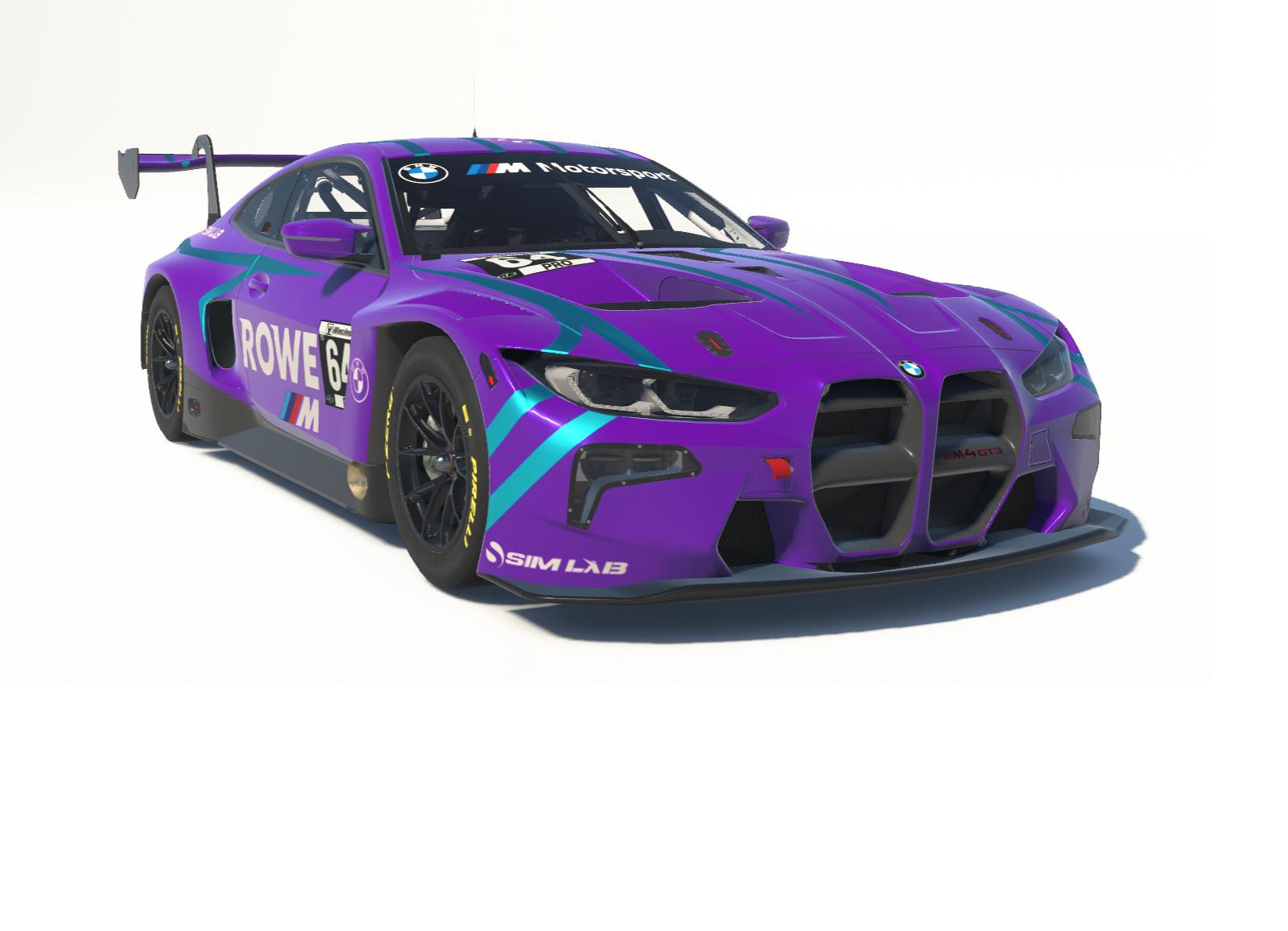 BMW M4 GT3 Purple Dash by David Berky - Trading Paints