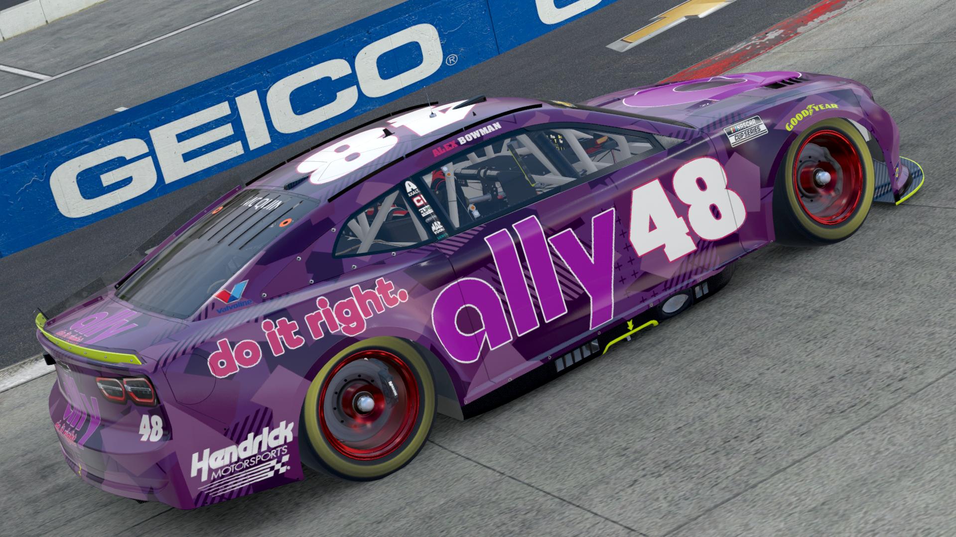 Alex Bowman Fictional Ally Chevy Camaro by Michael M. - Trading Paints