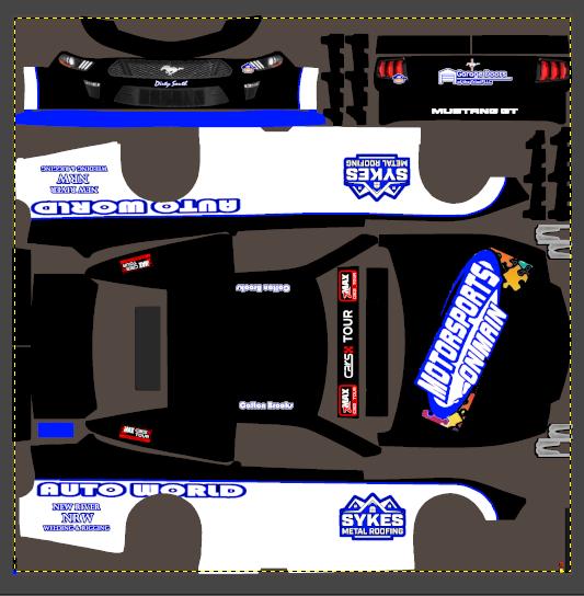 Colton Brooks LM Stock Mustang by Brant Mickel - Trading Paints