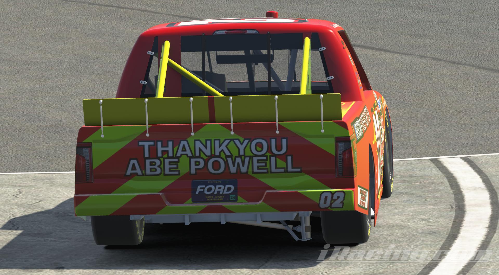 Honoring Martinsville Speedway ABE POWELL truck 2 by Rick S. - Trading ...