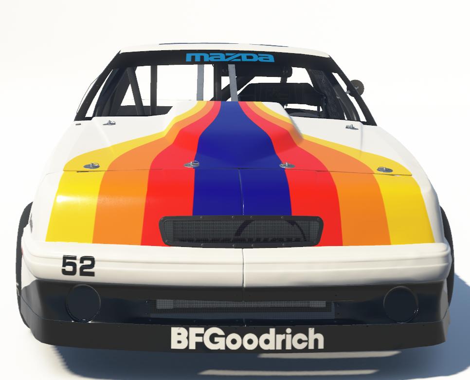 Mazda FB RX-7 Rally Inspired Livery by Hailey Gray - Trading Paints