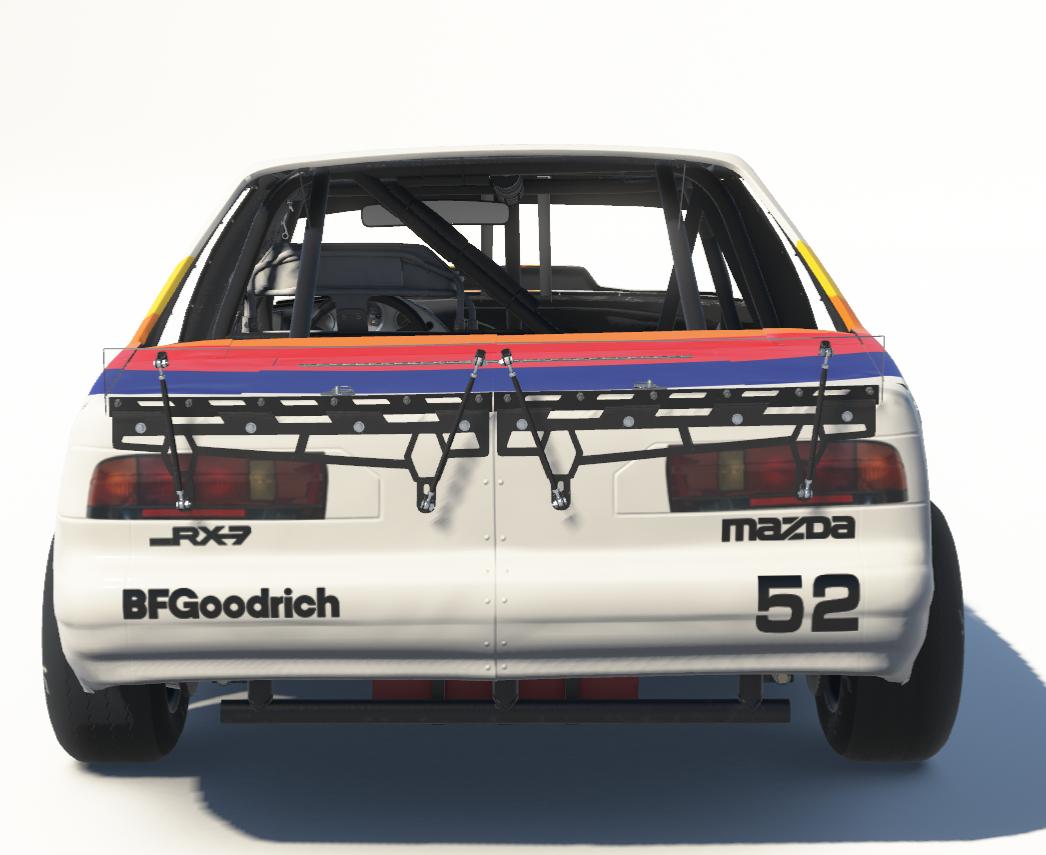 Mazda FB RX-7 Rally Inspired Livery by Hailey Gray - Trading Paints