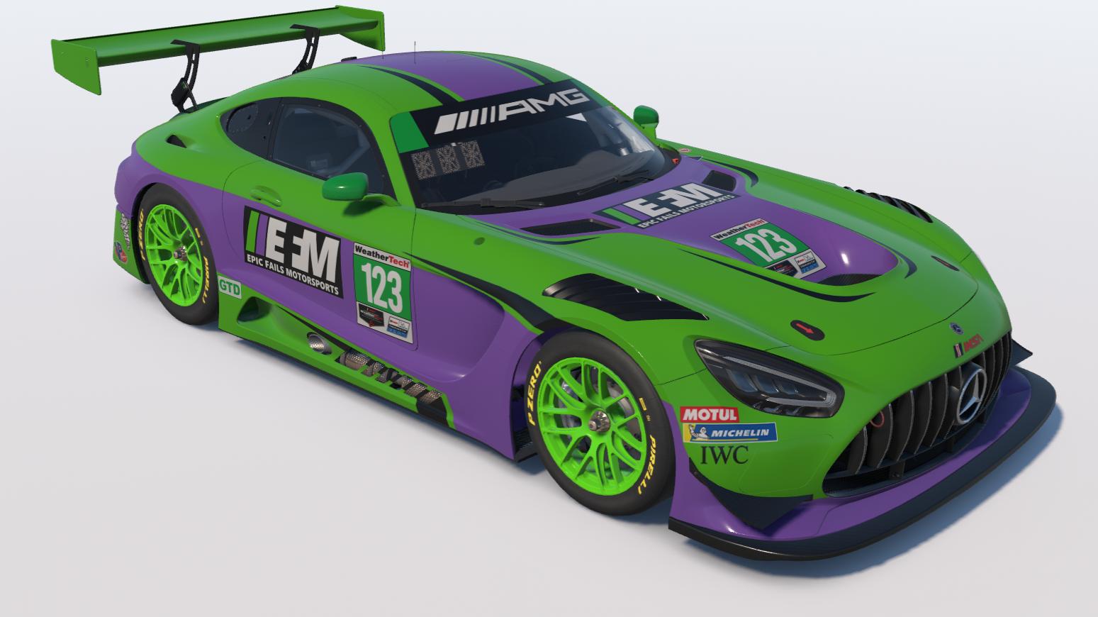 Mercedes AMG GT3 2020 - Epic Fails Motorsports - IMSA Decals by Jacob ...