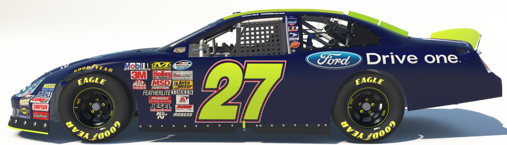 #27 Ford Drive One Fusion by Keith Batson - Trading Paints