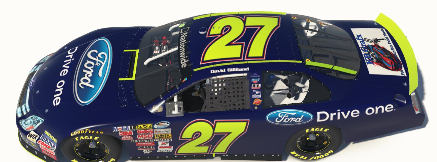 #27 Ford Drive One Fusion by Keith Batson - Trading Paints
