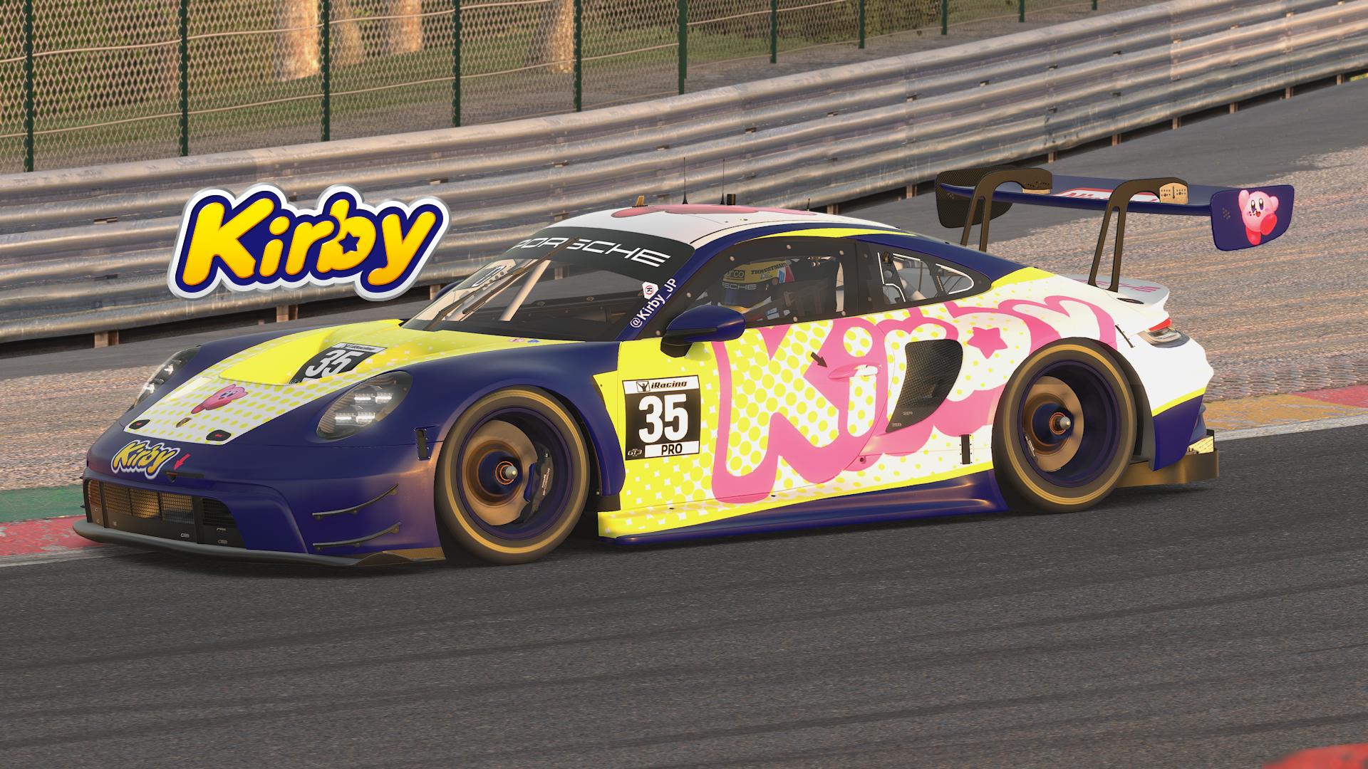 Kirby Porsche 911 GT3 R (992) by Parks Dela Cruz - Trading Paints