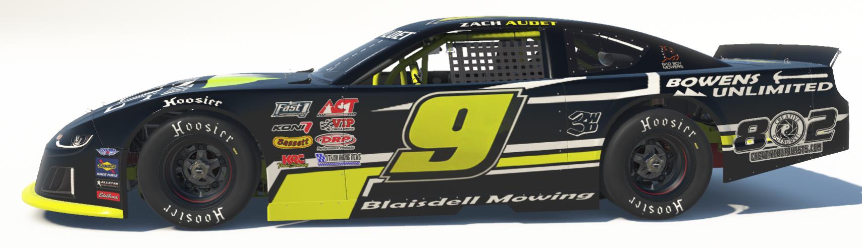 Late Model zack Audet 9 by Aiden Young - Trading Paints