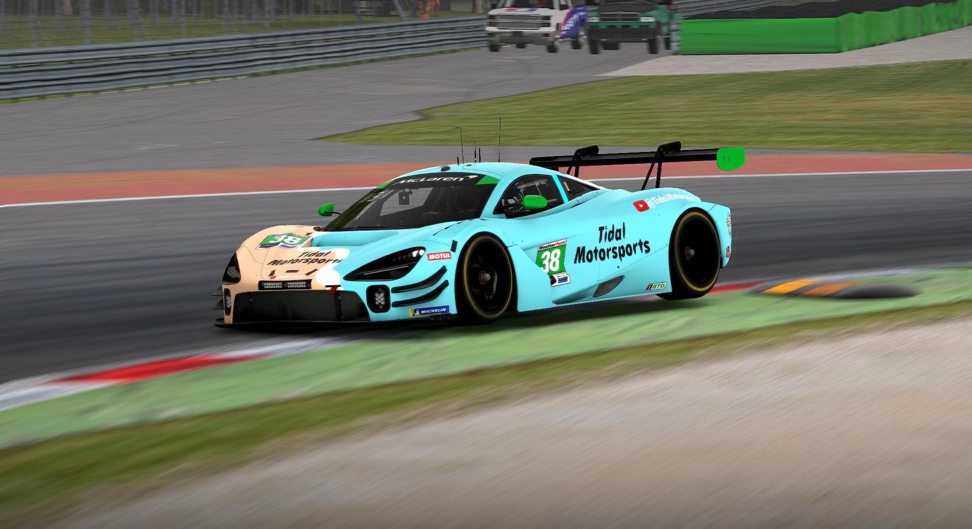 Mclaren 720s GT3 EVO Tidal Motorsports Blue GTD by Tayne Hodesson ...