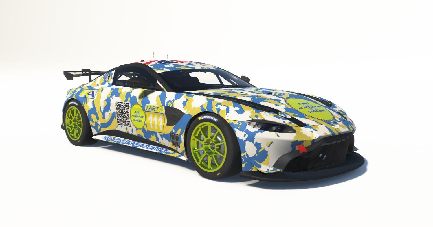 Team JAASR AM GT4 camo fibre edition by Kev Aylett - Trading Paints
