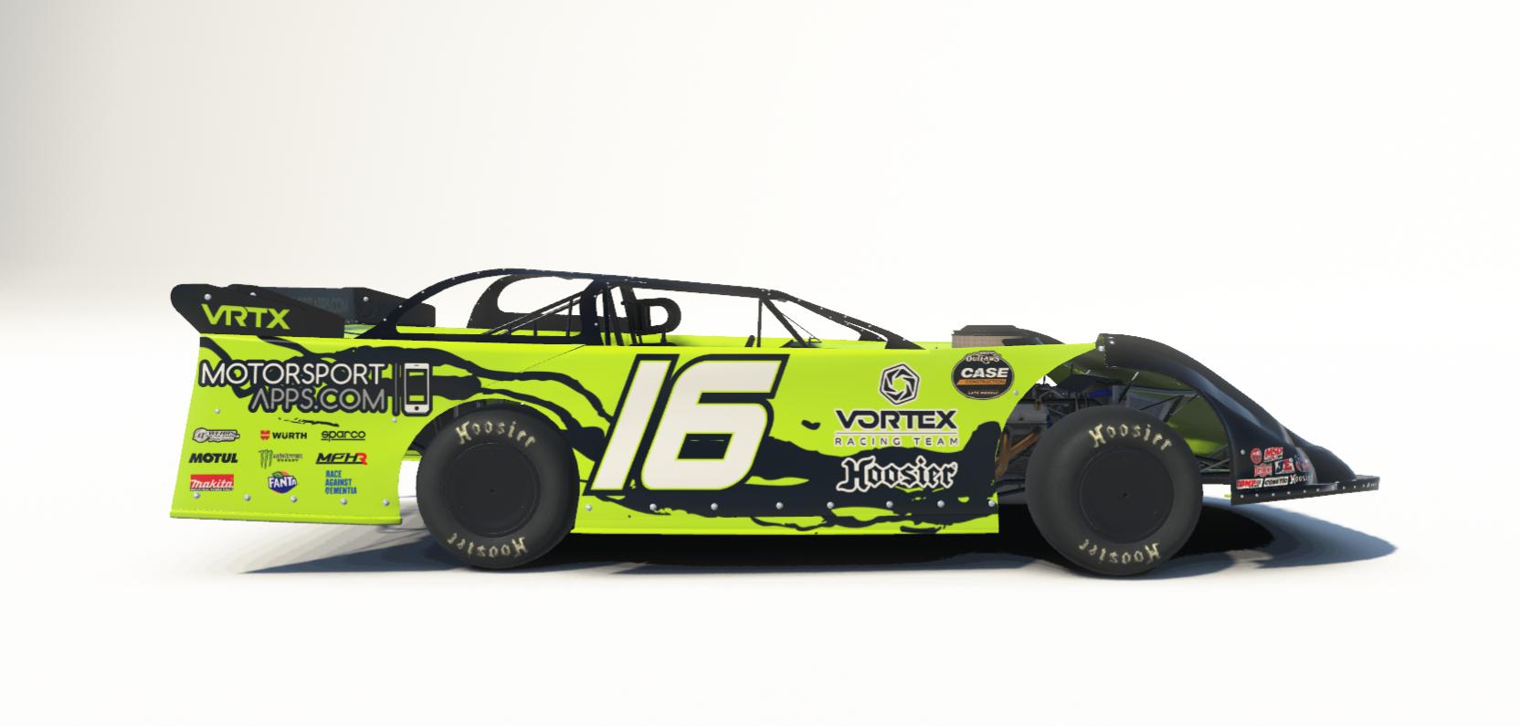 Vortex Racing Dirt Late Model by Bas Schilstra - Trading Paints