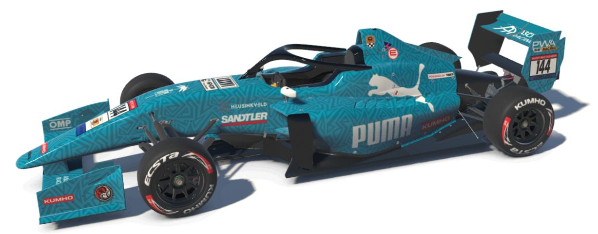 Super Formula Lights SF23 WPS light blue by Manuel Siemann - Trading Paints