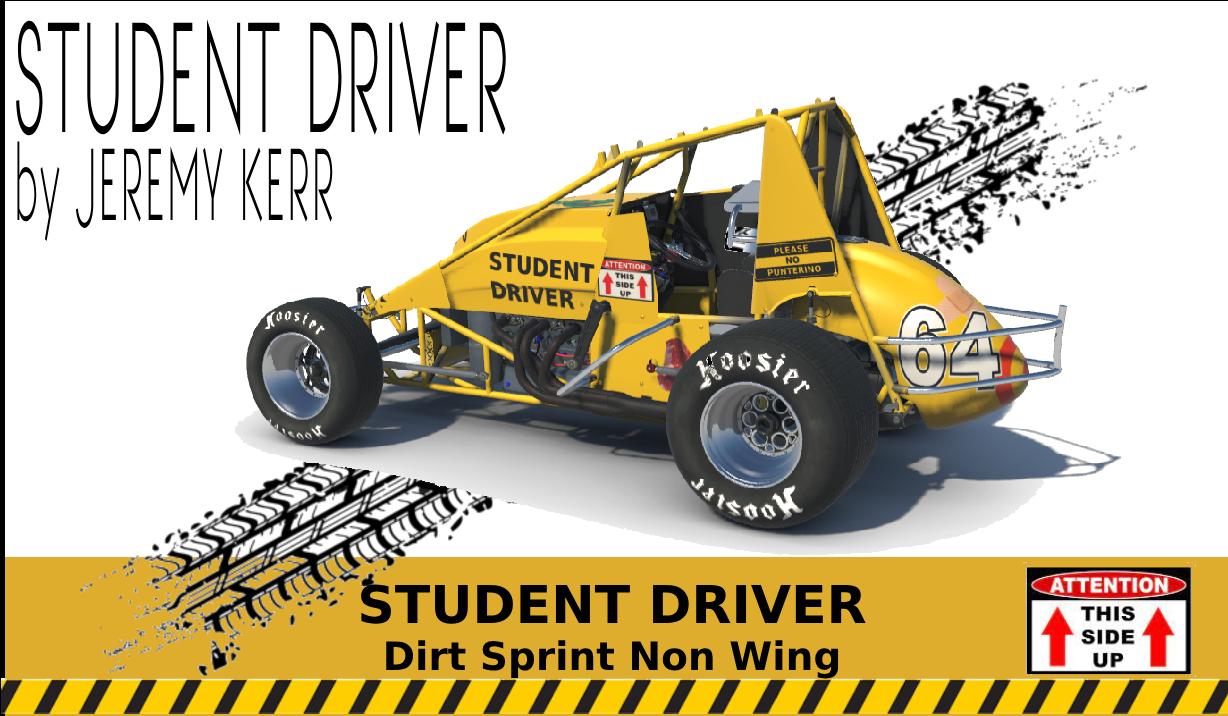 Student Driver - Dirt Sprint Non-Winged by Jeremy Kerr - Trading Paints