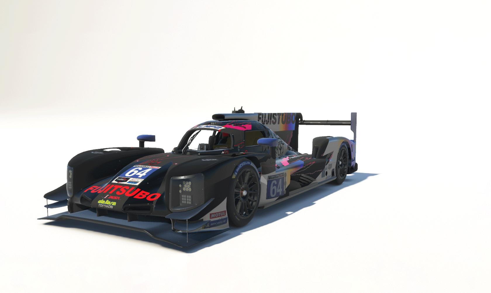 Dallara P217 Fujitsubo (IMSA plates) by Carlos Plaza M. - Trading Paints