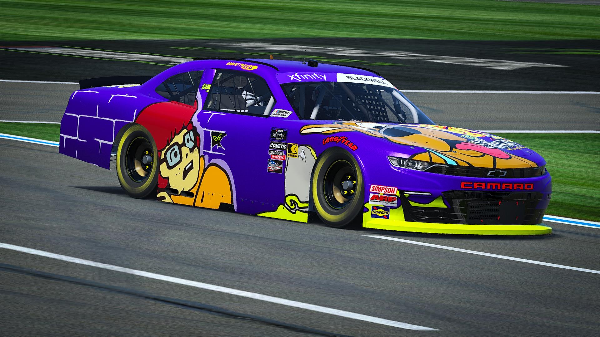 1997 #29 Robert Pressley Cartoon Network Scooby Doo Camaro Sim Stamp by ...