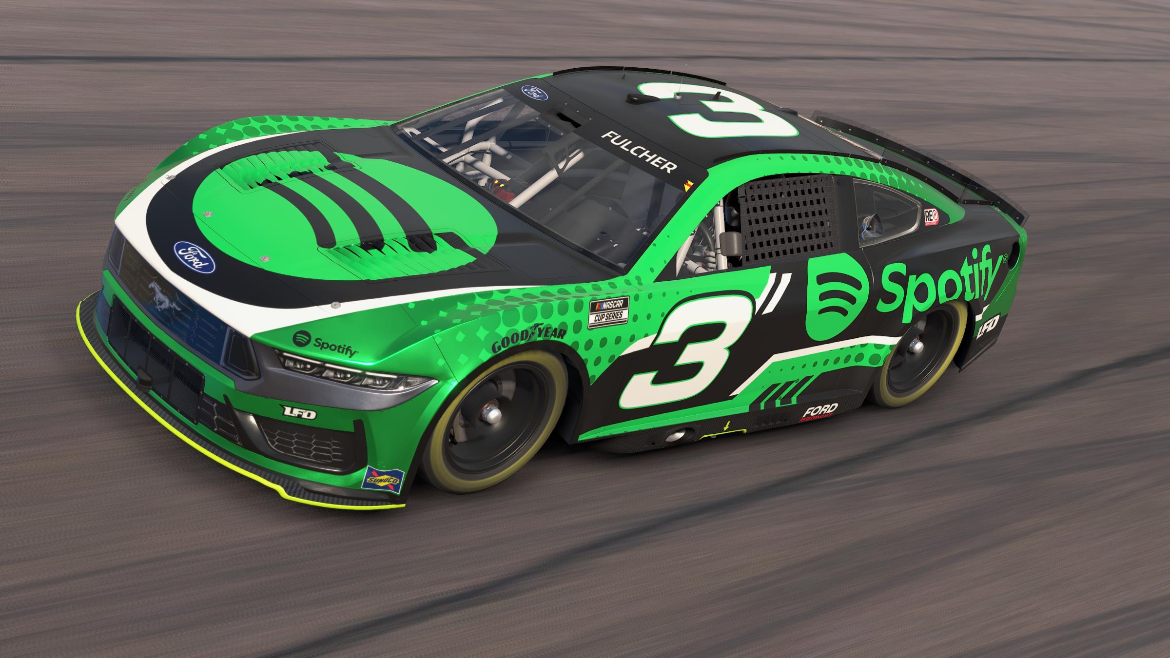 Spotify Mustang by Larry Riordan-Fulcher - Trading Paints