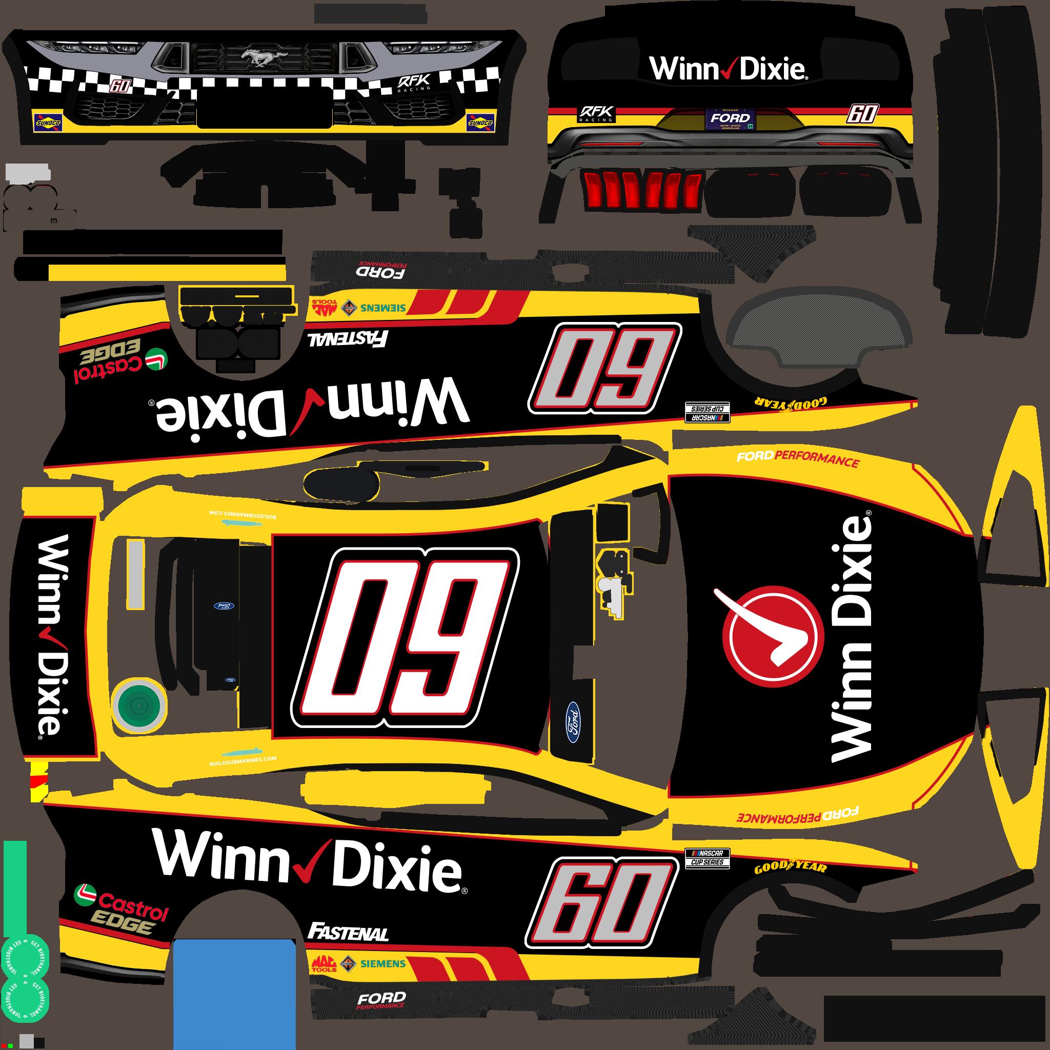 RFK Winn Dixie #60 by Riley Bennett - Trading Paints