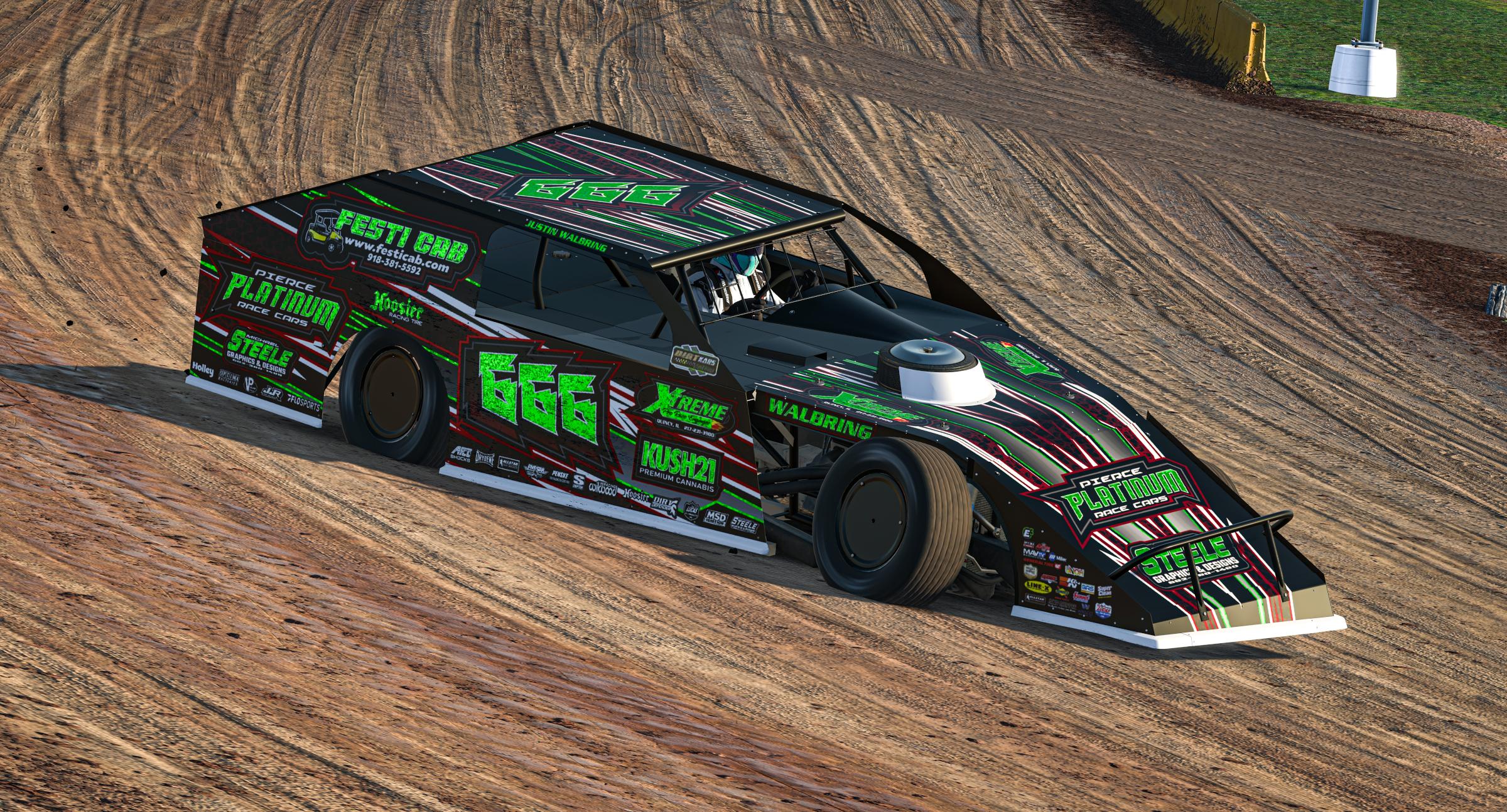 Justin Walbring-#666 by Michael J. Steele - Trading Paints