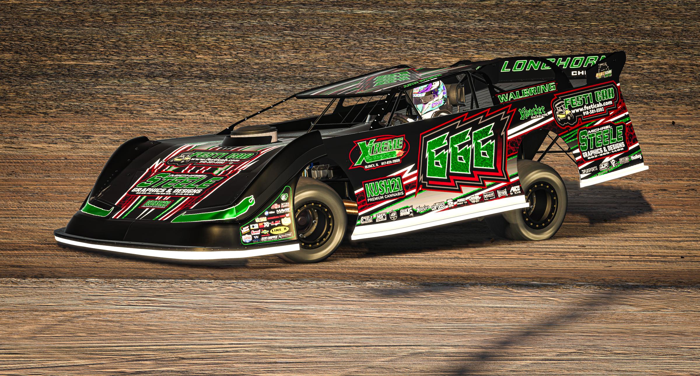 Justin Walbring-#666 by Michael J. Steele - Trading Paints