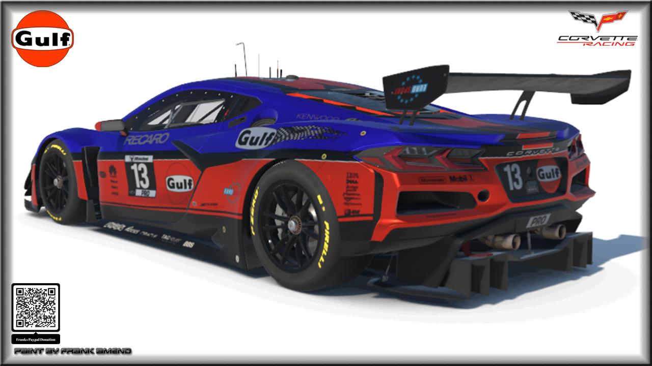 Gulf Chevrolet Corvette Z06 GT3r by Frank Amend - Trading Paints