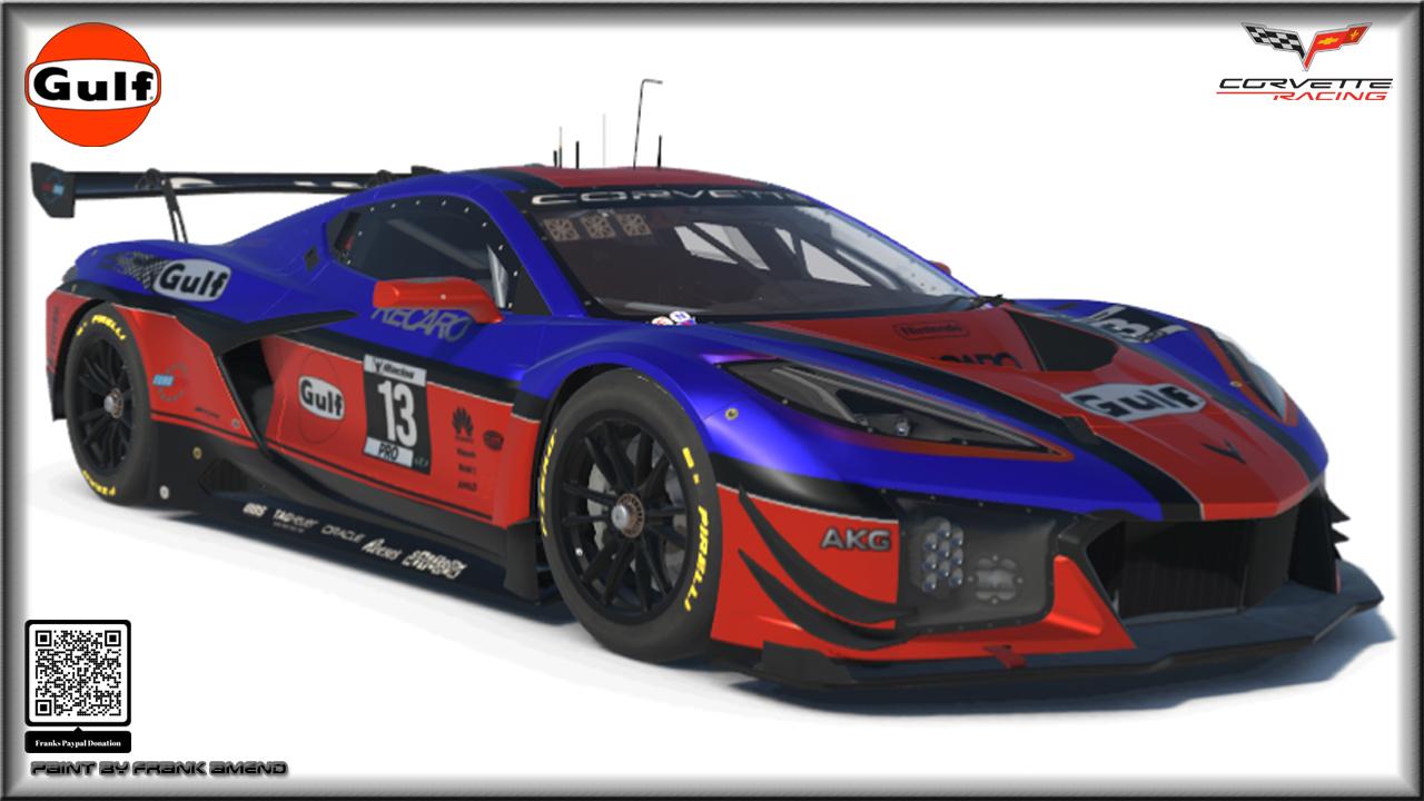 Gulf Chevrolet Corvette Z06 GT3r by Frank Amend - Trading Paints