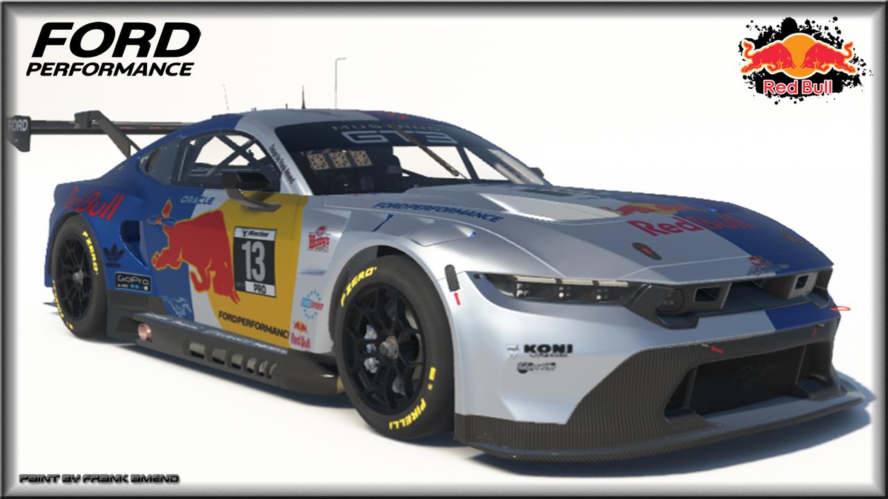 Red Bull Dose Ford Mustang GT3 by Frank Amend - Trading Paints