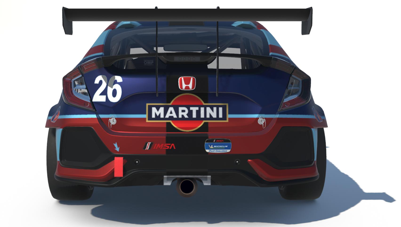 Martini Alfa Romeo Honda Civic Special by Stephen Evason - Trading Paints