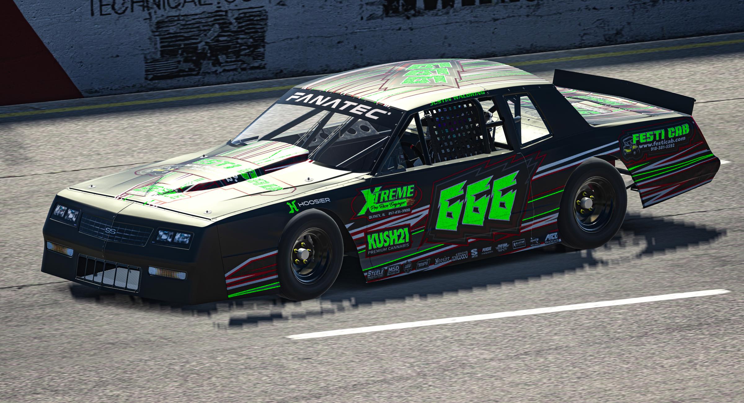 Justin Walbring-#666 by Michael J. Steele - Trading Paints