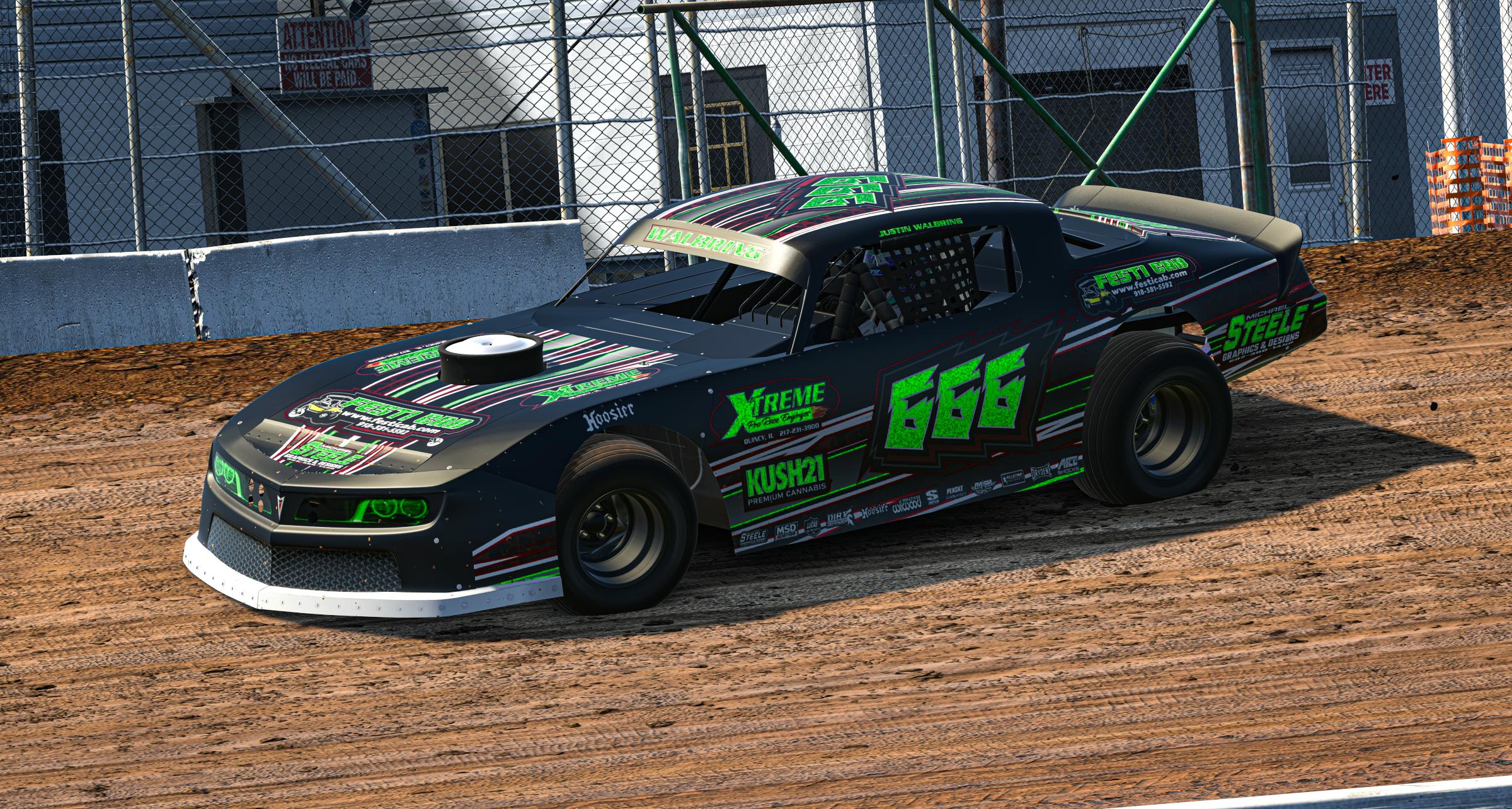 Justin Walbring-#666 by Michael J. Steele - Trading Paints