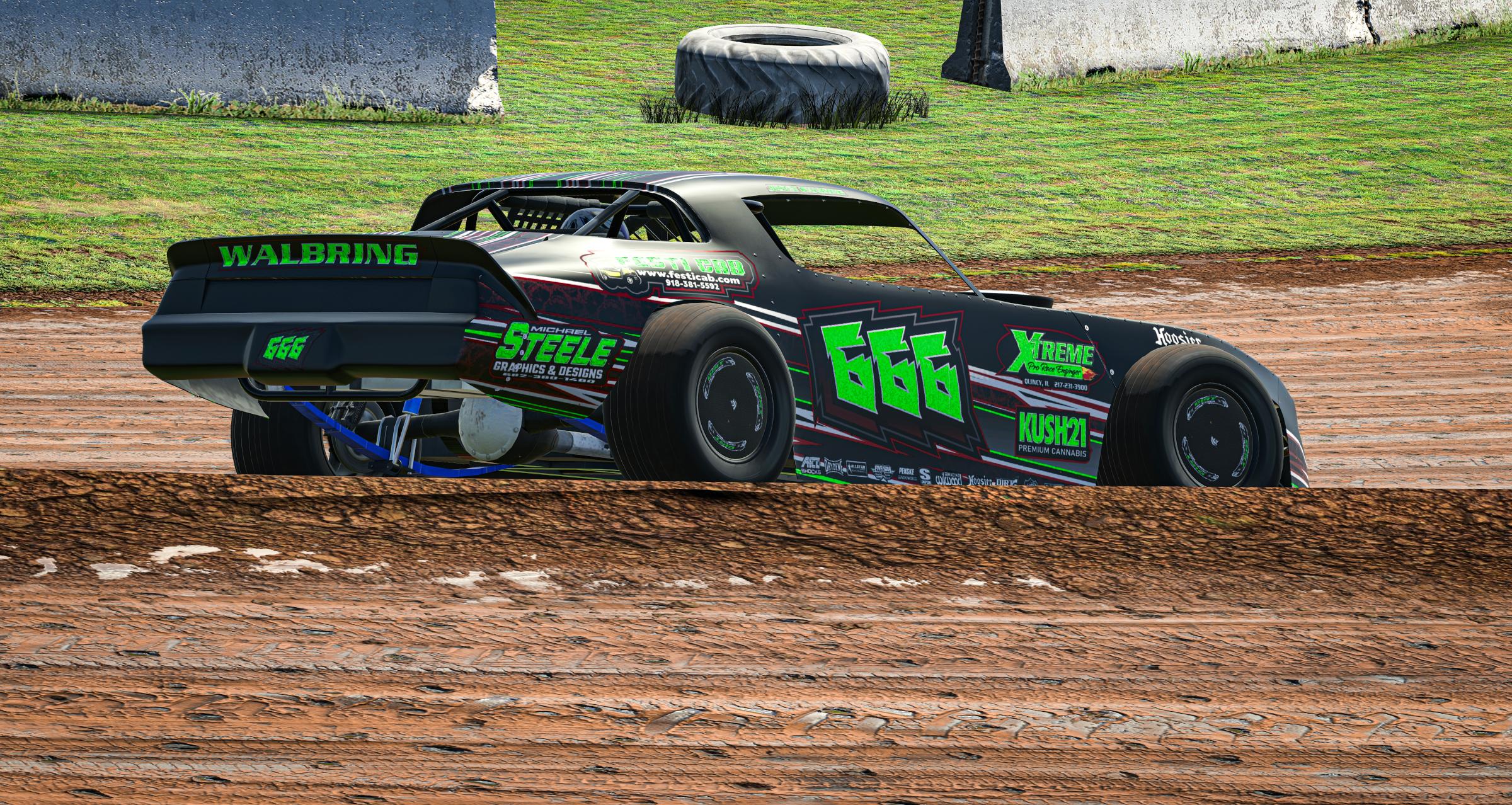 Justin Walbring-#666 by Michael J. Steele - Trading Paints