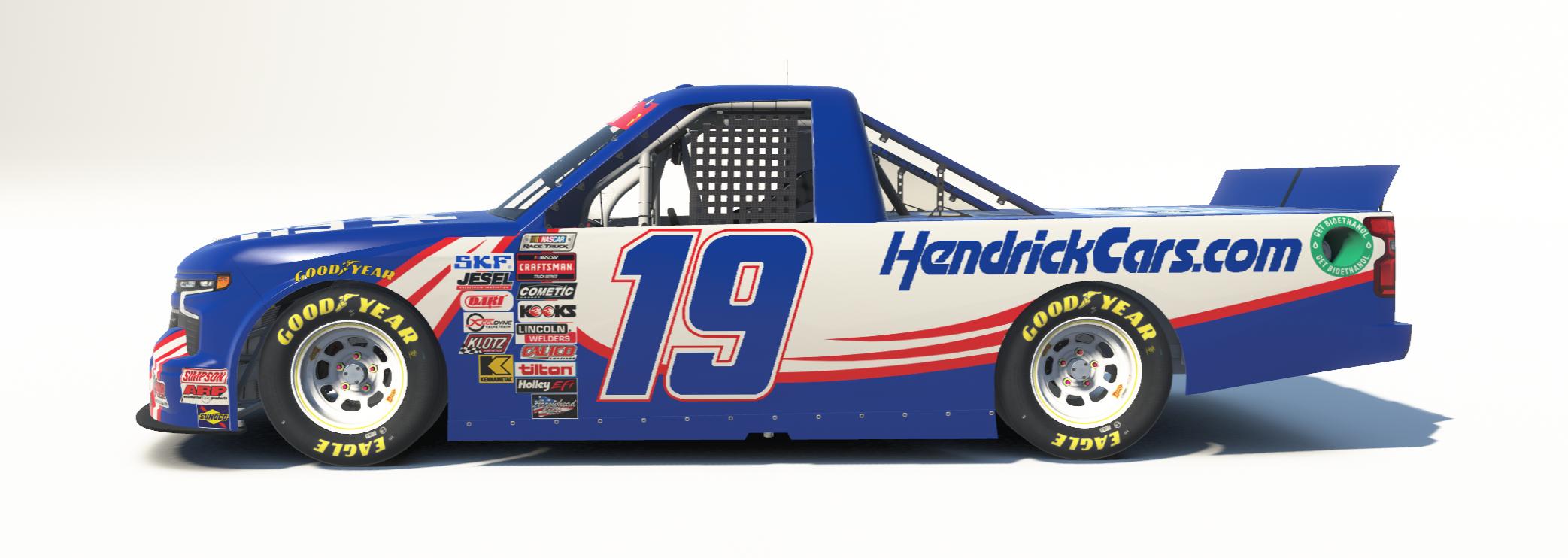 Corey Day 2025 #19 Hendrick Cars by Lukas Lewis - Trading Paints