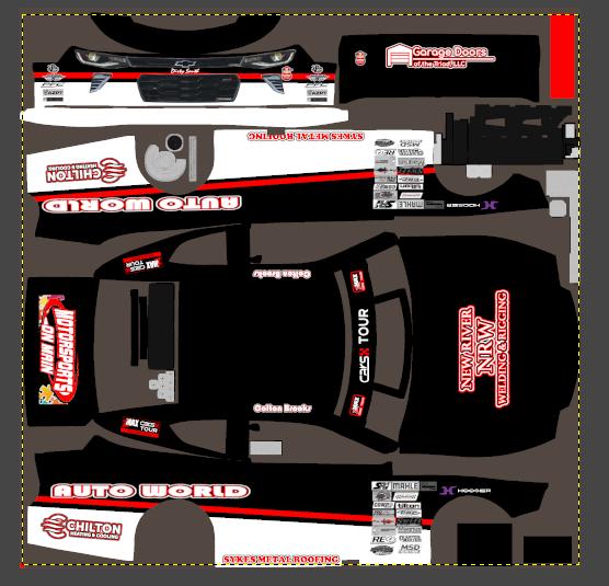 Colton Brooks Super Late Model by Brant Mickel - Trading Paints