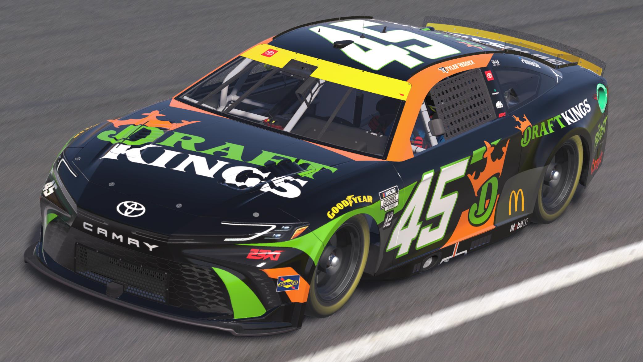 Tyler Reddick 23XI Draft Kings by Mick J. - Trading Paints