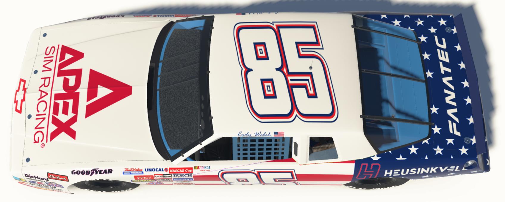 American Apex Sim Racing Chevy - Cody Welch #85 by Marshall Crocker Jr ...