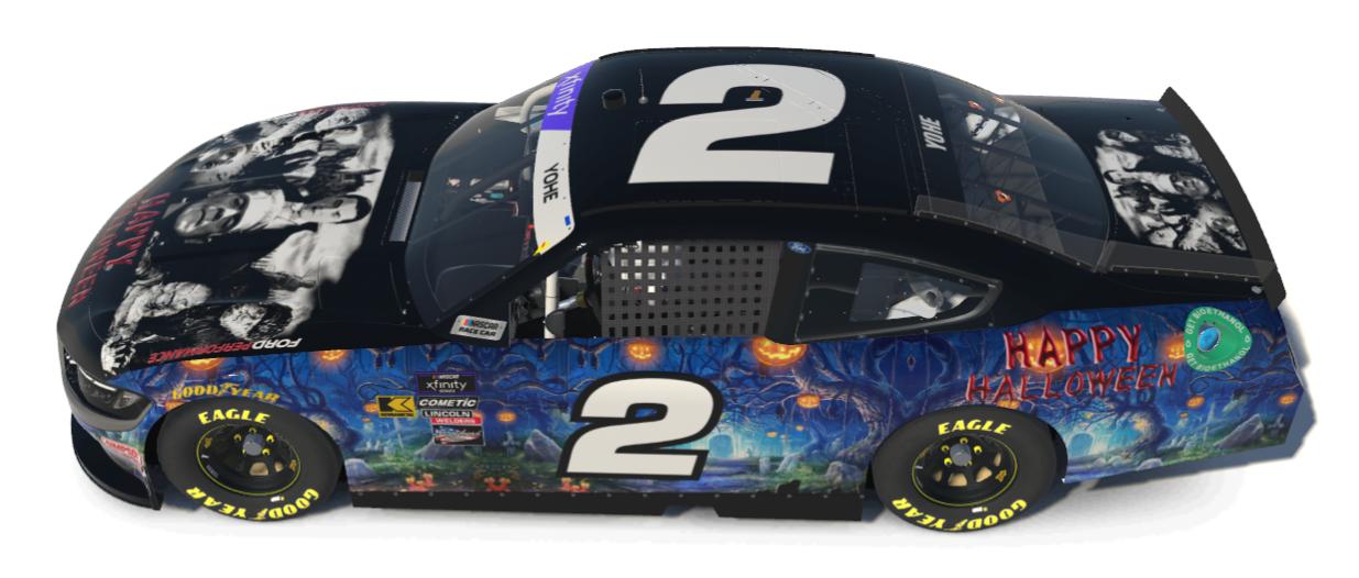 Halloween Xfinity Ford Mustang by Tyrone Yohe - Trading Paints