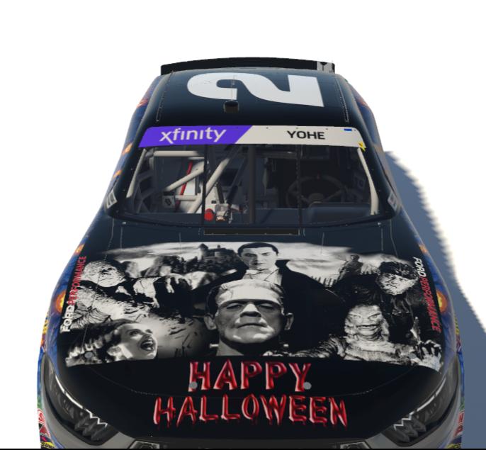 Halloween Xfinity Ford Mustang by Tyrone Yohe - Trading Paints