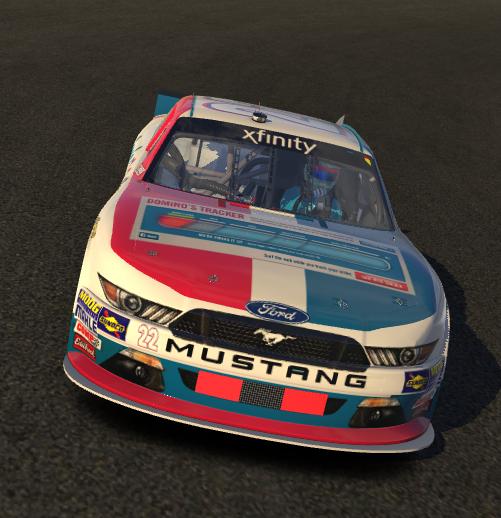 Dominos Xfinity Ford Mustang by Allen M. - Trading Paints