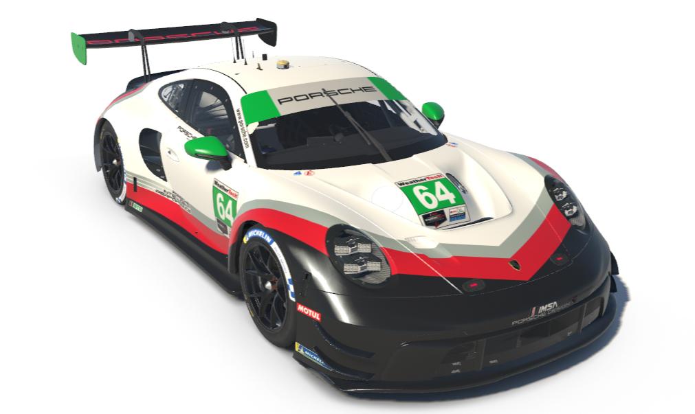 IMSA GTD Porsche Factory 992 GT3 R by Pat Gabriel - Trading Paints