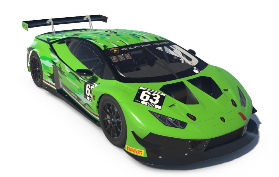 iRacing GT3 Huracan EVO Reveal Livery by Pat Gabriel - Trading Paints