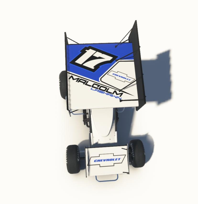 Malcolm Lashawn Tanner Holmes Replica Sprint Car #17 by Ashton Farr ...