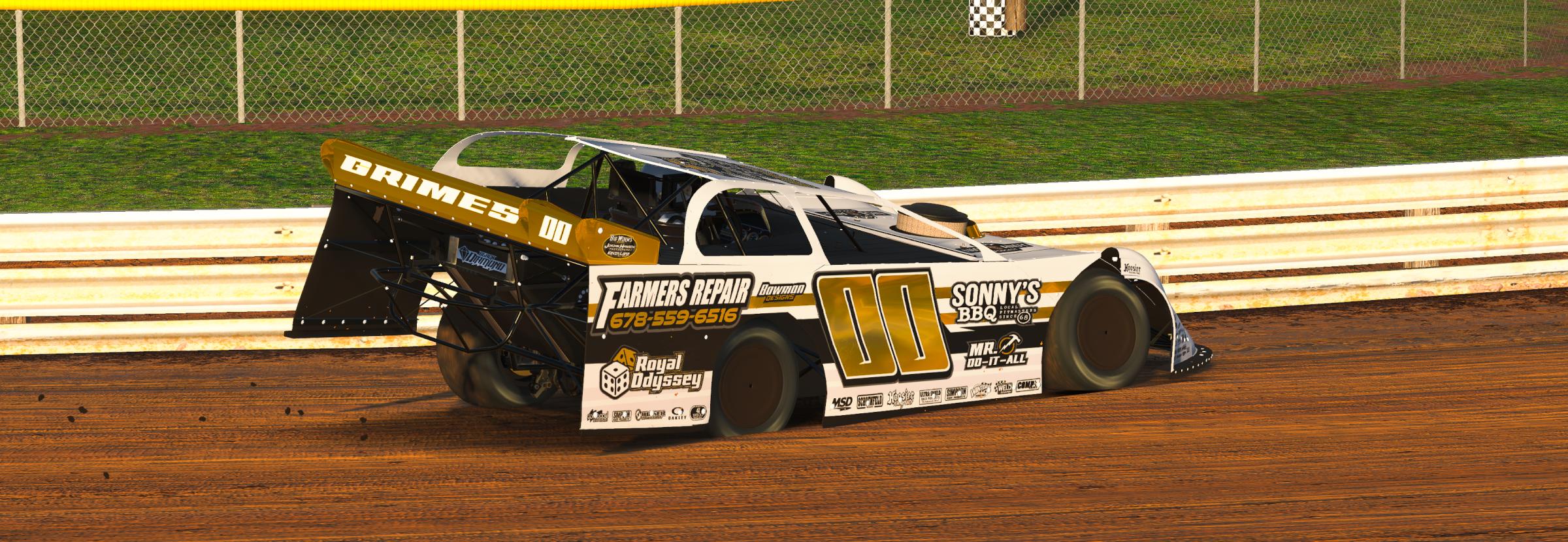 Shawn Grimes Dirt Late Model: Bowman Designs by Tyler Bowman4 - Trading ...