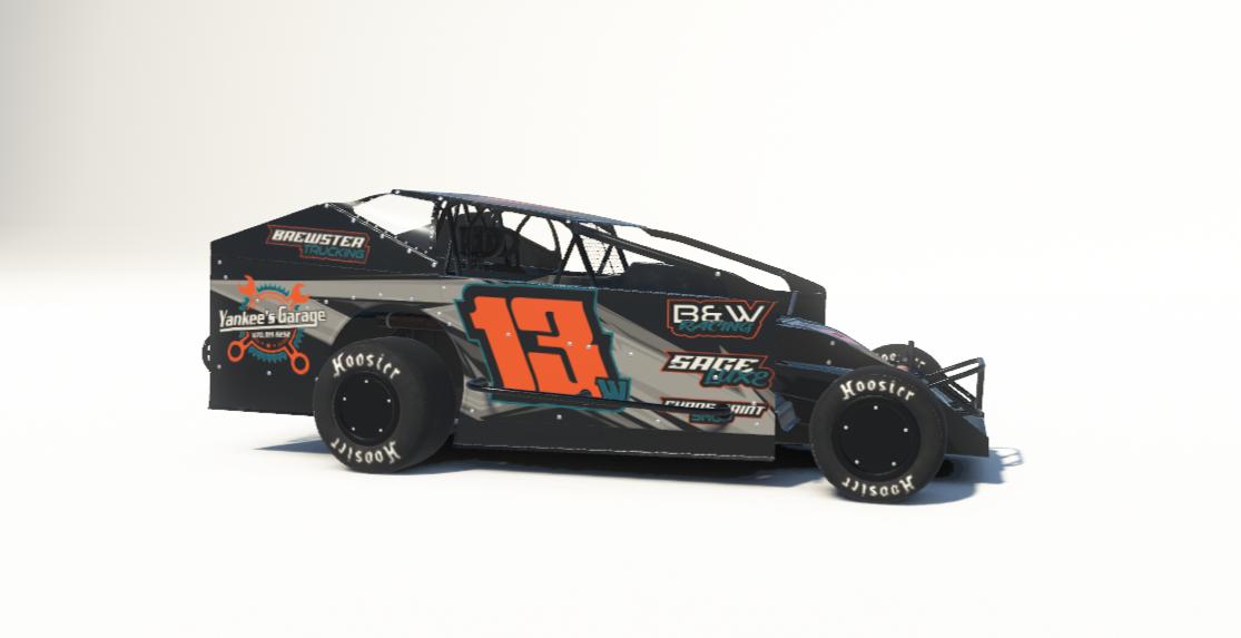 Randy Ellis #13W BBM Neon Yellow by Ashton Farr - Trading Paints