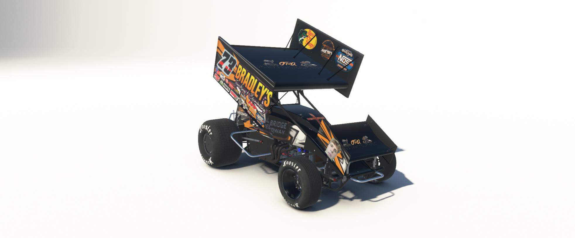 Wyatt Miller 2024/2025 410 sprint car by Ryder Hughart - Trading Paints