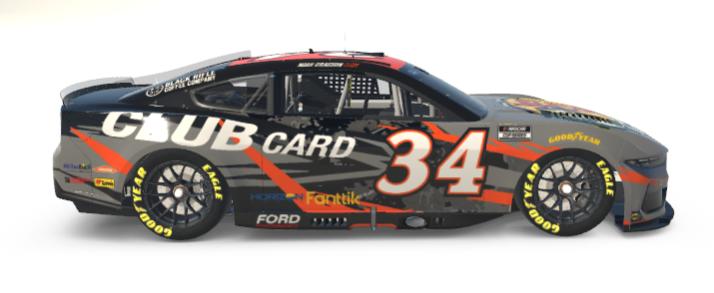 Noah Gragson BPS Club Car 2025 Front Row concept by Lukas Lewis ...