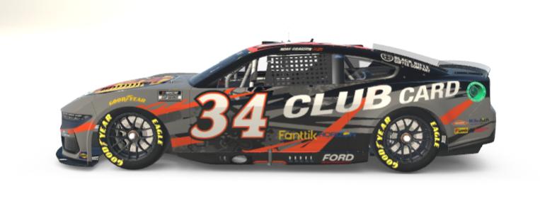 Noah Gragson BPS Club Car 2025 Front Row concept by Lukas Lewis ...