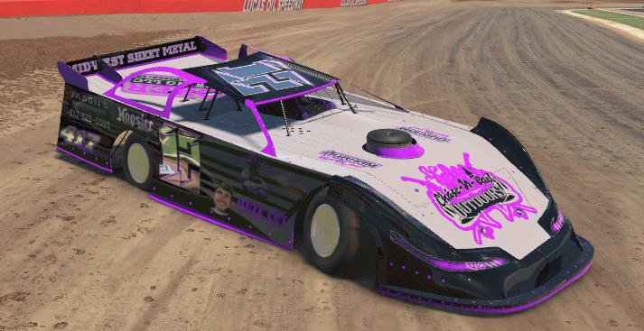 Optical417 Pink and Black Late Model by David Sherwood J. - Trading Paints